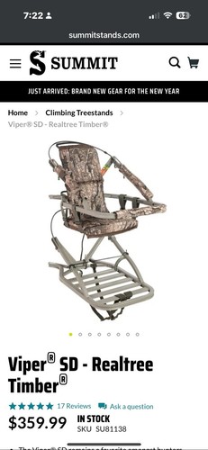 Summit Viper SD Climbing Treestand | eBay
