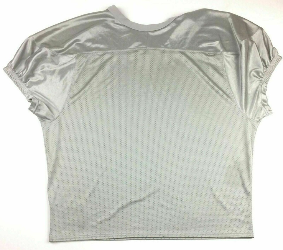 Nike Short Sleeve Core Practice Mesh Football Game Jersey Men's XL Gray ...