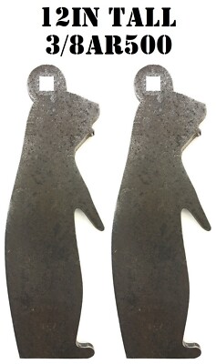 12" Steel Shooting Targets - 3/8" AR500 Prairie Dog Animal Silhouette ...