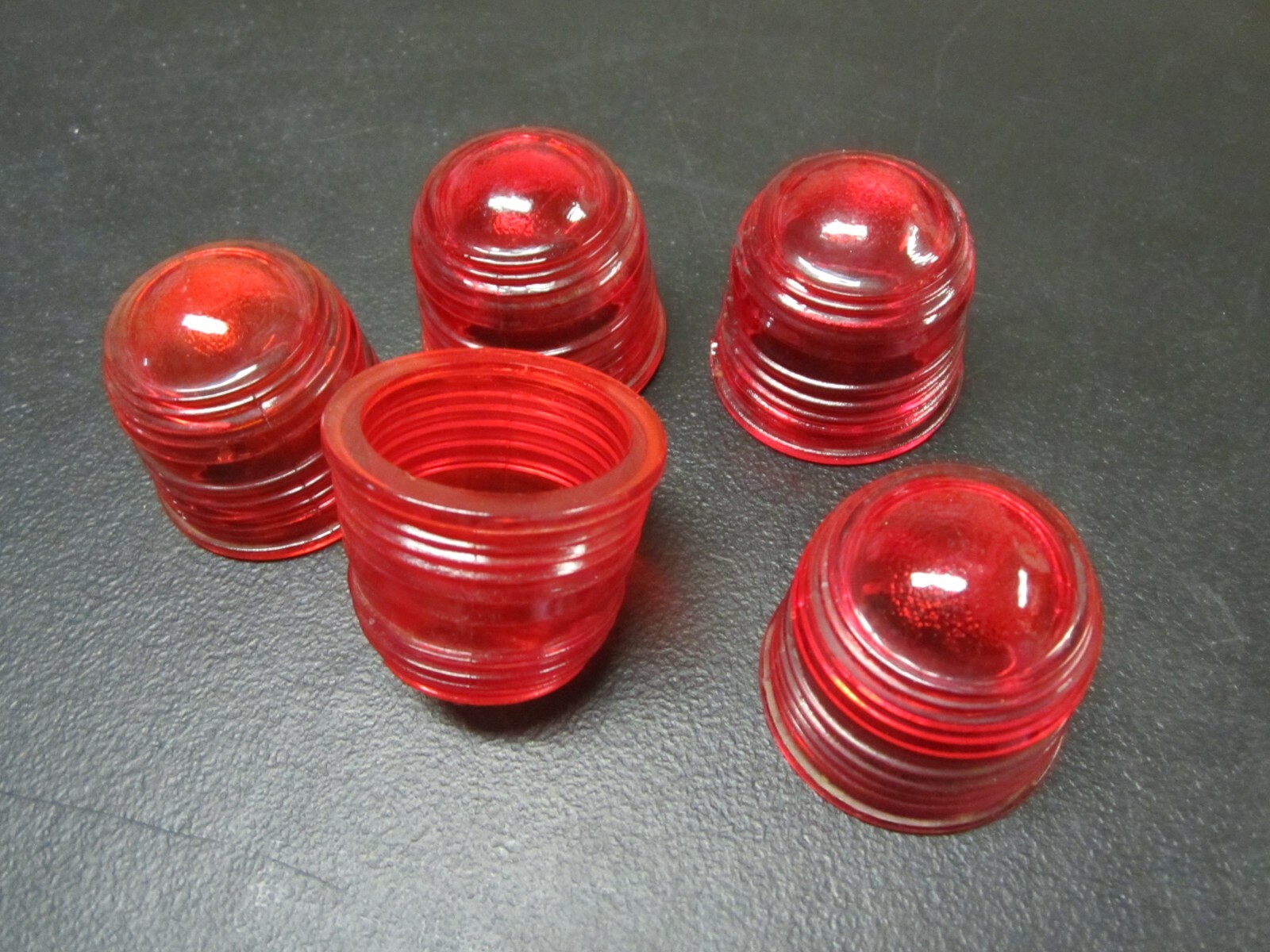 Aero Flash Red Glass Flashing Beacon Lens Cessna Piper Grumman 2 3/8 ...