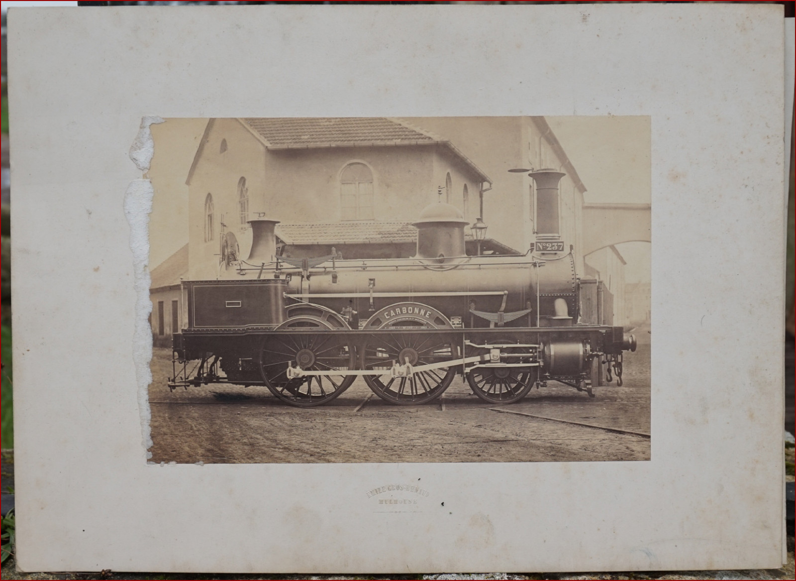 French Steam Engine Locomotive Carbone N° 237 Photo Picture A Koechlin ...