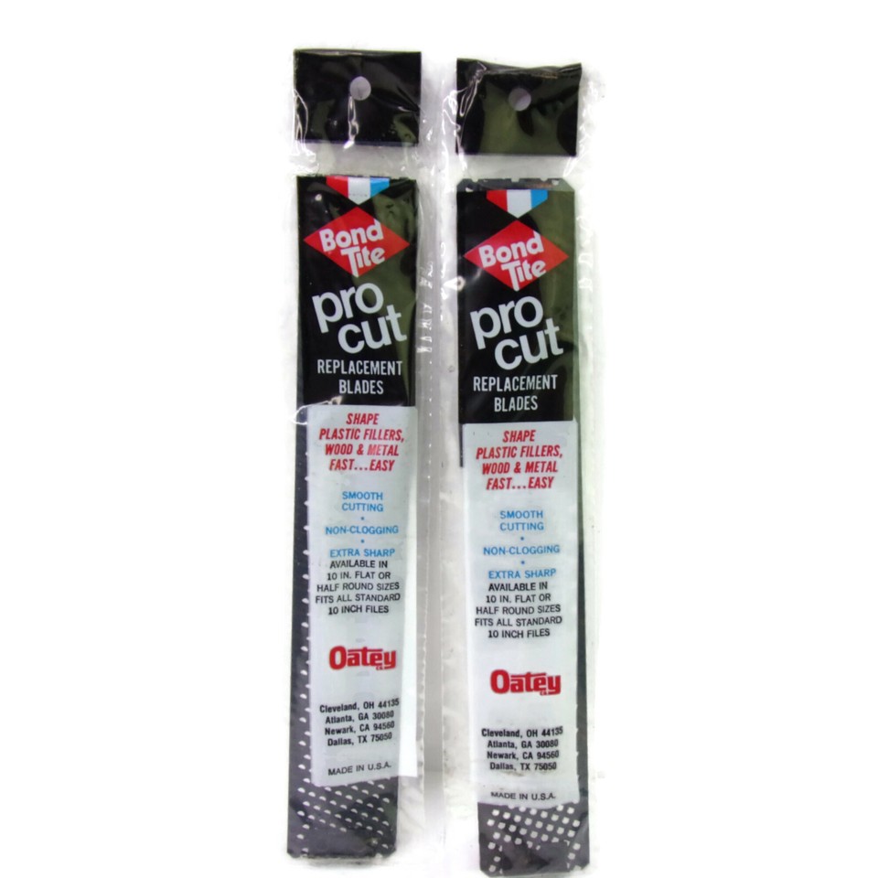 (2-pcs) 10" Flat Body Filler Shaper File Blade Planer File Rasp ...