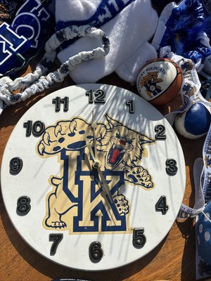 Kentucky Wildcats 12 Inch Acrylic Plated Wall Clock | eBay