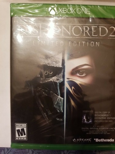 Dishonored 2 LIMITED EDITION Microsoft Xbox One Brand New | eBay