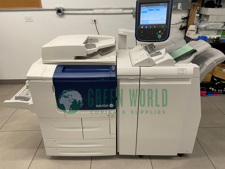Xerox D95 Copier/Printer with Light Pro Booklet Maker Finisher | eBay