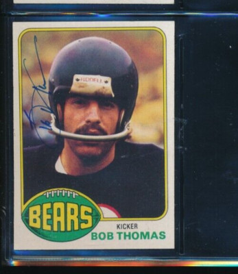 1976 Topps #258 Bob Thomas Chicago Bears NM Signed Autograph (FY7 ...