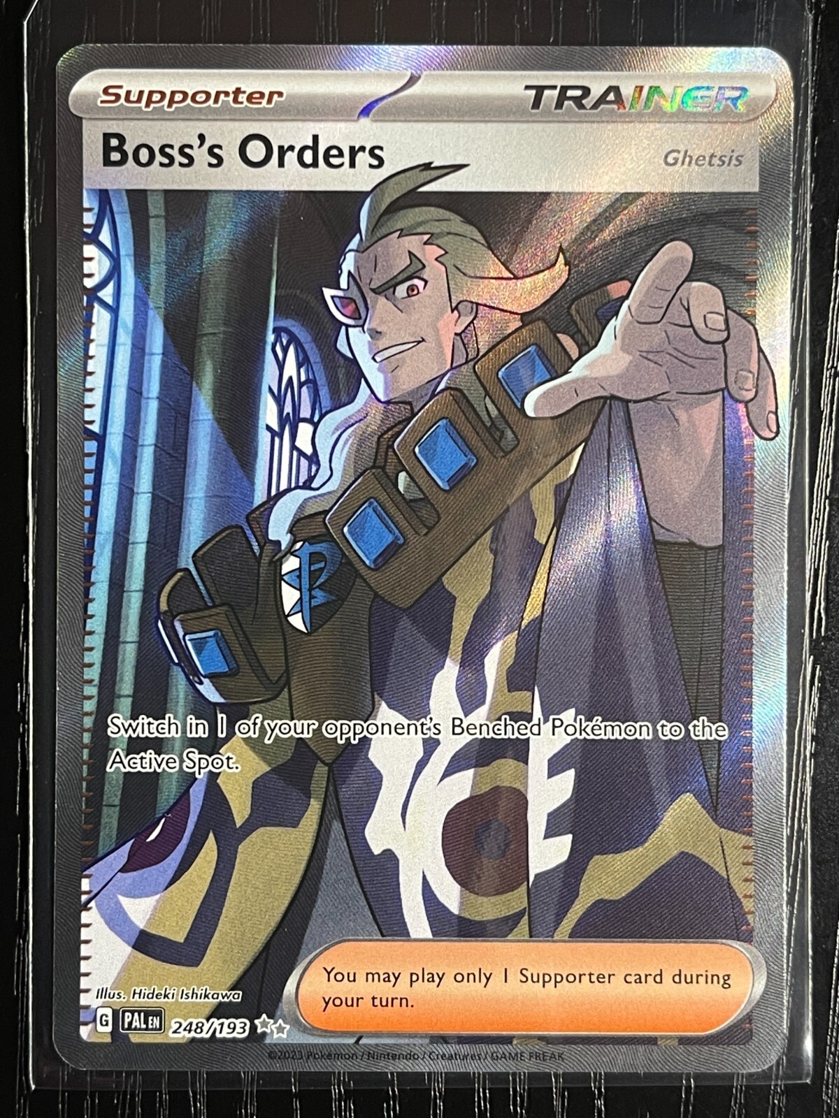 Boss's Orders 248/193 (Full Art Trainer) Paldea Evolved Near Mint ...