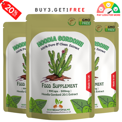 Hoodia Gordonii Extract Capsules 10000mg Weight Control, 100% Natural ...
