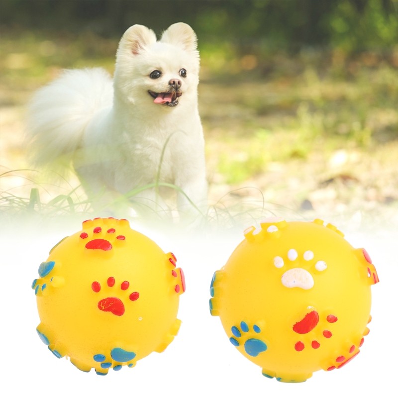 Stuff Dogs Toys Pets Fun Squeaking Dog Ball Toys Tooth Cleaning Balls ...