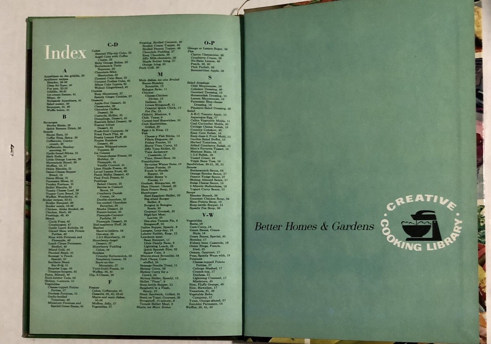 Vintage 1963 Better Homes and Gardens Meals In Minutes Cookbook HC | eBay