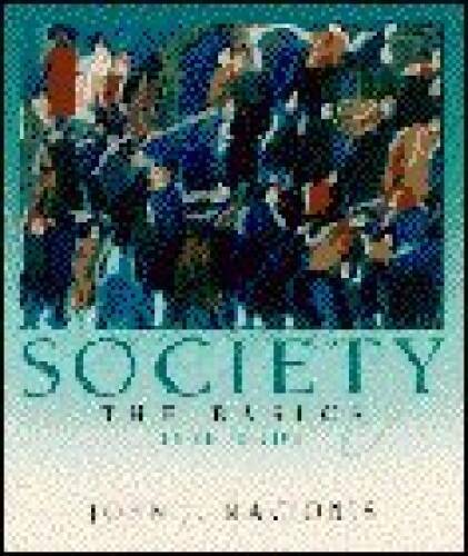Society: The Basics - Paperback By MacIonis, John J - GOOD ...