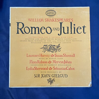 William Shakespeare’s Romeo And Juliet Vinyl Record | eBay