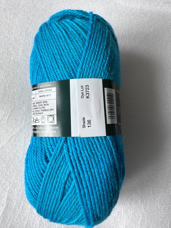 WOOLCRAFT JAROL HERITAGE Double Knitting Wool 100GRM Ball 55% Wool Very ...