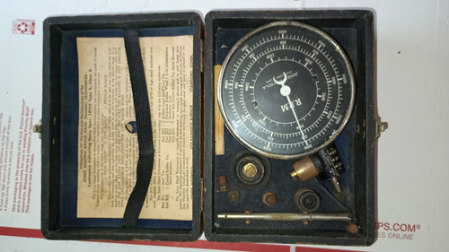 R.P.M Jones Motorola Tachometer 18T22 Type B Class A Hand Held Kit with ...