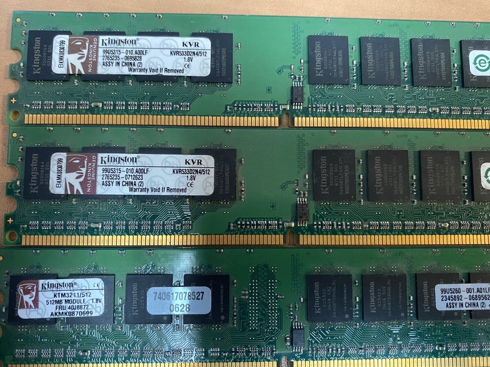 DDR 4GB 8GB 16GB Ram Memory Lot 34 Mix Brands Capacity DIMM Lot SDRAM ...