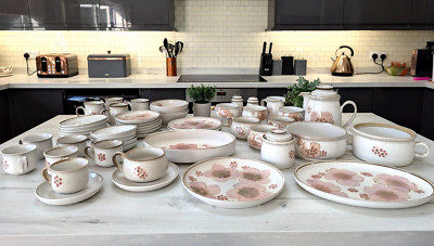 DENBY GYPSY TABLEWARE 'PINK' PATTERN | eBay UK