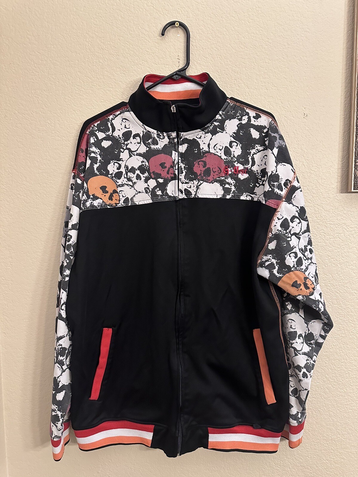 Vintage G-Unit Skull Zip Up Track Jacket Men's Size X… - Gem