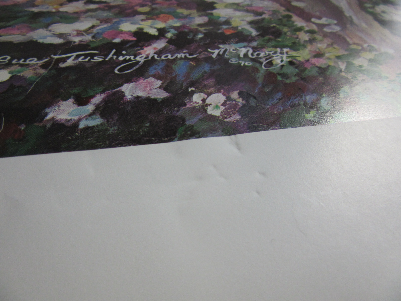 Sue Tushingham Mcnary" Garden Arbors" Signed & Numbered Lithograph 26 X ...