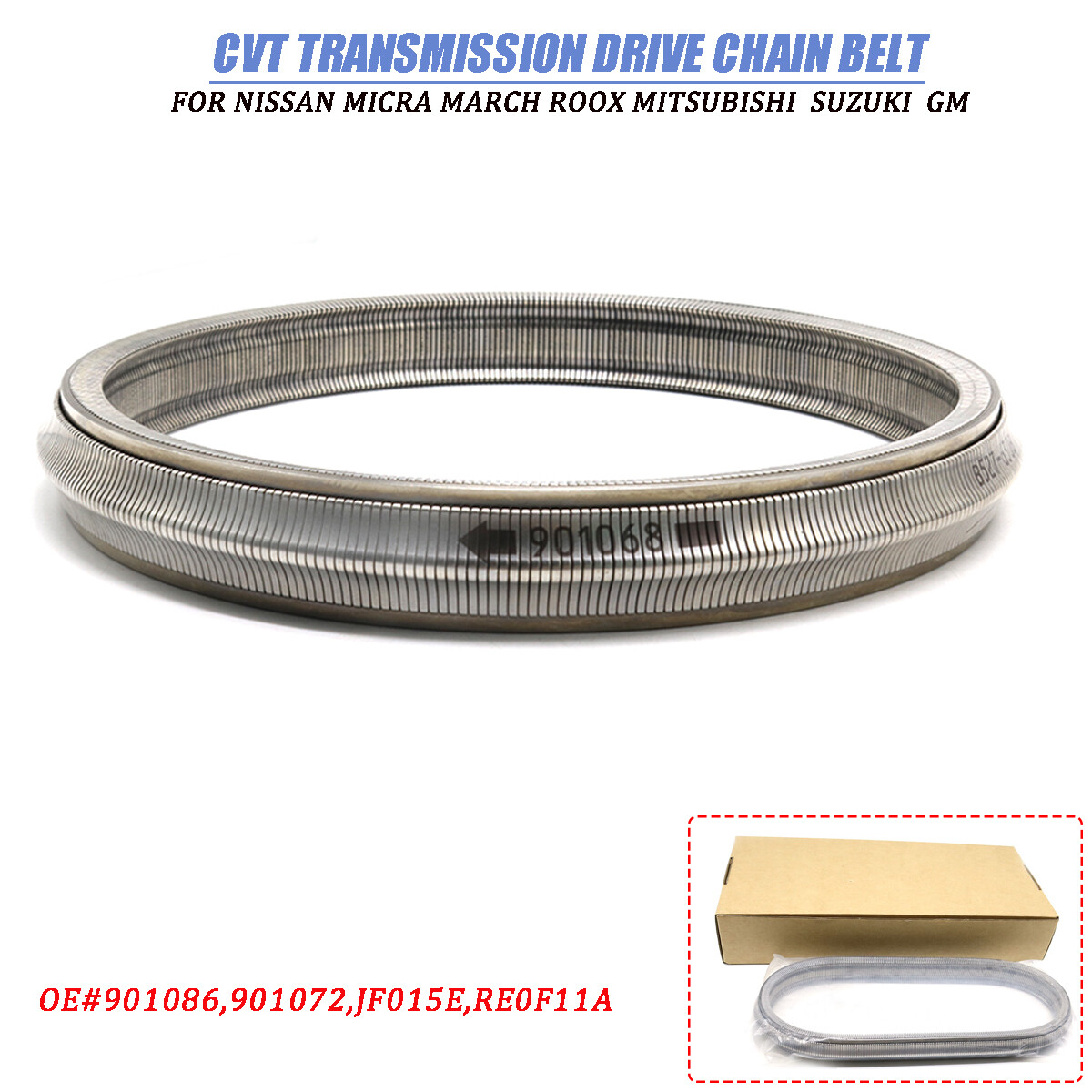 CVT Transmission Belt Chain 901072 RE0F11A JF015E For Nissan Micra ...