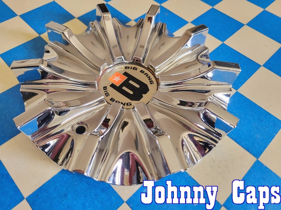 BIG BANG Wheels # CAP9088-C . Custom Wheel CHROME Center Cap [57] (QTY ...
