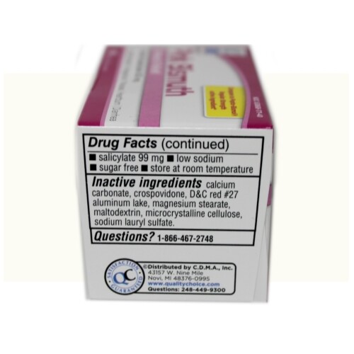 4 Pack Quality Choice Pink Bismuth Caplets 40 Count Each | eBay