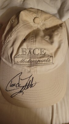 Chad Little Bace Motorsports Cap / Hat Autographed T2 | eBay