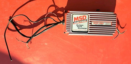 Vintage MSD 6AL 6420 Multiple Spark Discharge ignition control box Tach ...