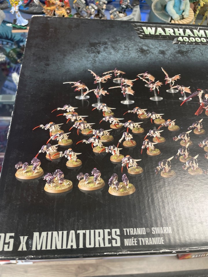 Vtg Warhammer 40k Tyranids Swarm Battleforce Army Box Set 95 Miniatures ...