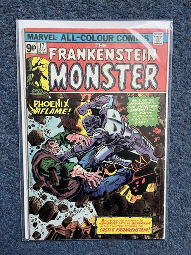 Marvel Comics The Frankenstein Monster # 17 Phoenix Aflame! | eBay UK