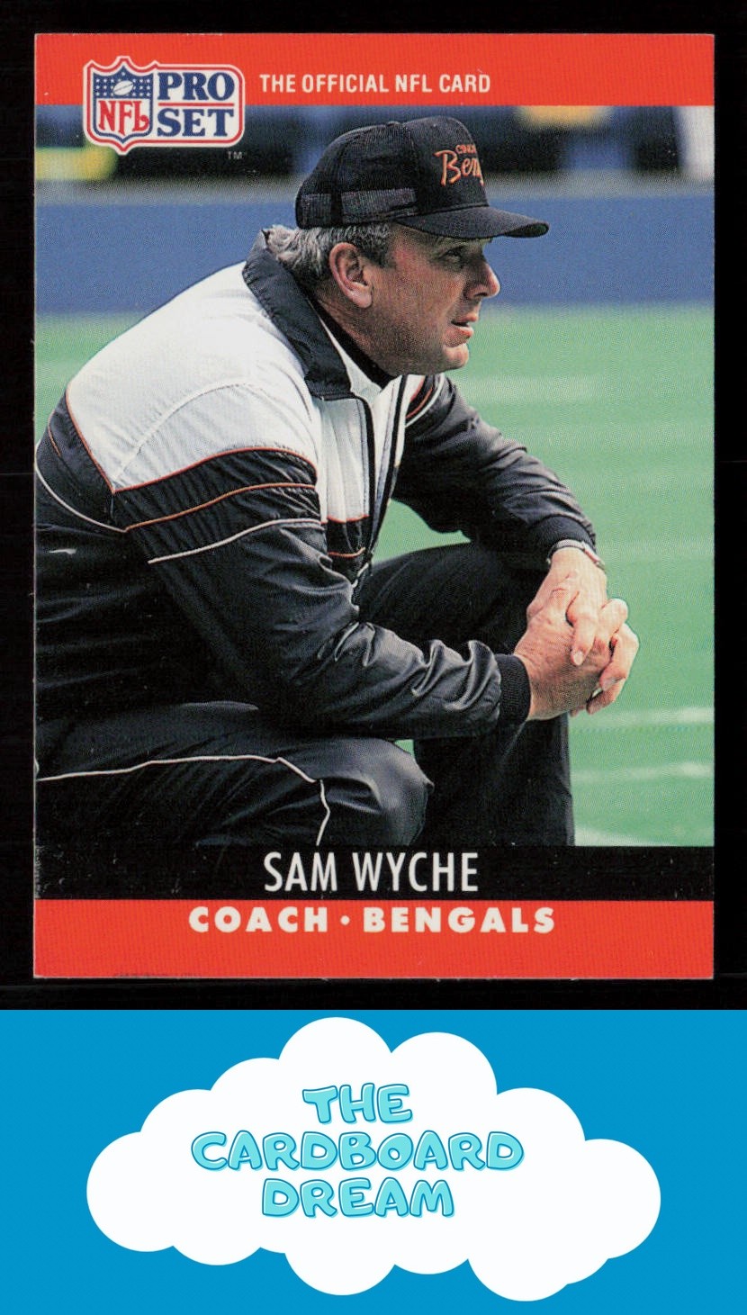 Sam Wyche 1990 Pro Set #68 Cincinnati Bengals | eBay