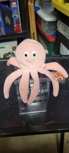 TY Beanie Baby - INKY the Octopus (6.5 inch) - MWMTs Stuffed Animal Toy ...
