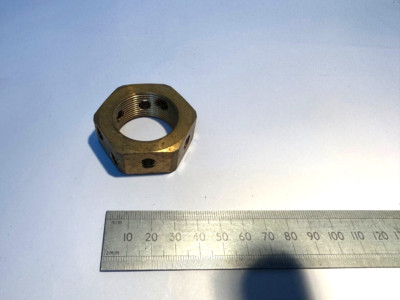 Earth Lock Nut 32 mm EN32 Earthing Nut SWA Brass 32mm Earthing Locknut ...