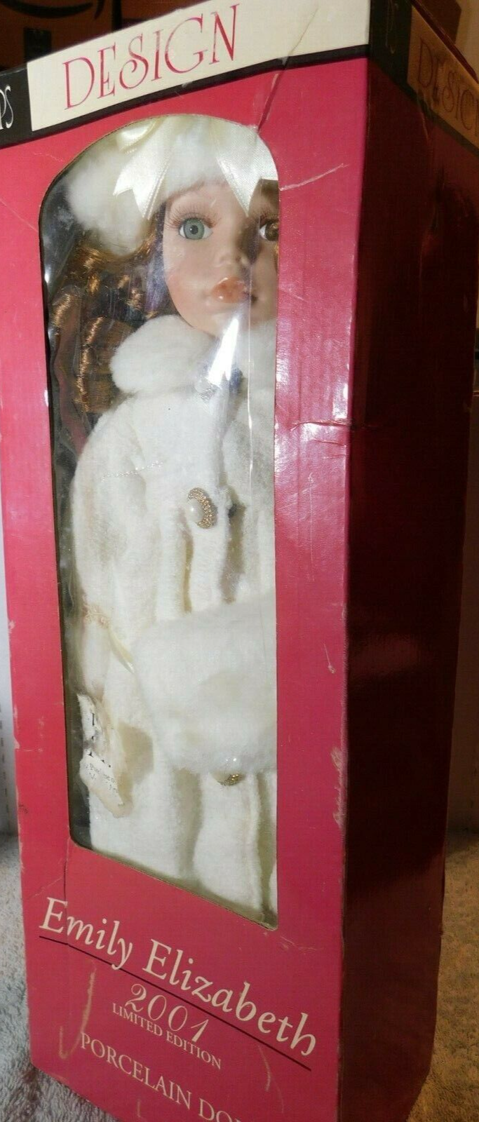 PS Design Emily Elizabeth 2001 Limited Edition Porcelain Doll 8 With ...