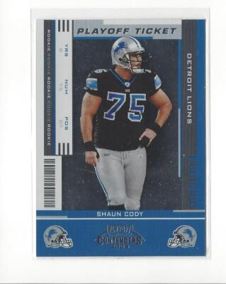 2005 Playoff Contenders Playoff Ticket #169 Shaun Cody Panthers /25 | eBay