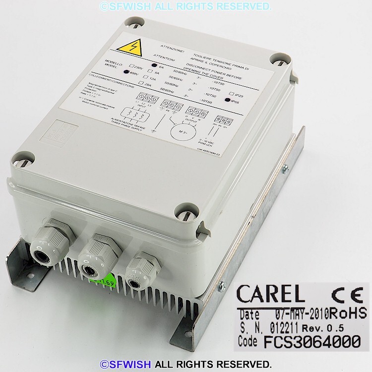 CAREL FCS3064000 Three-Phase Fan Speed Controller IP55 400VAC/6A for ...