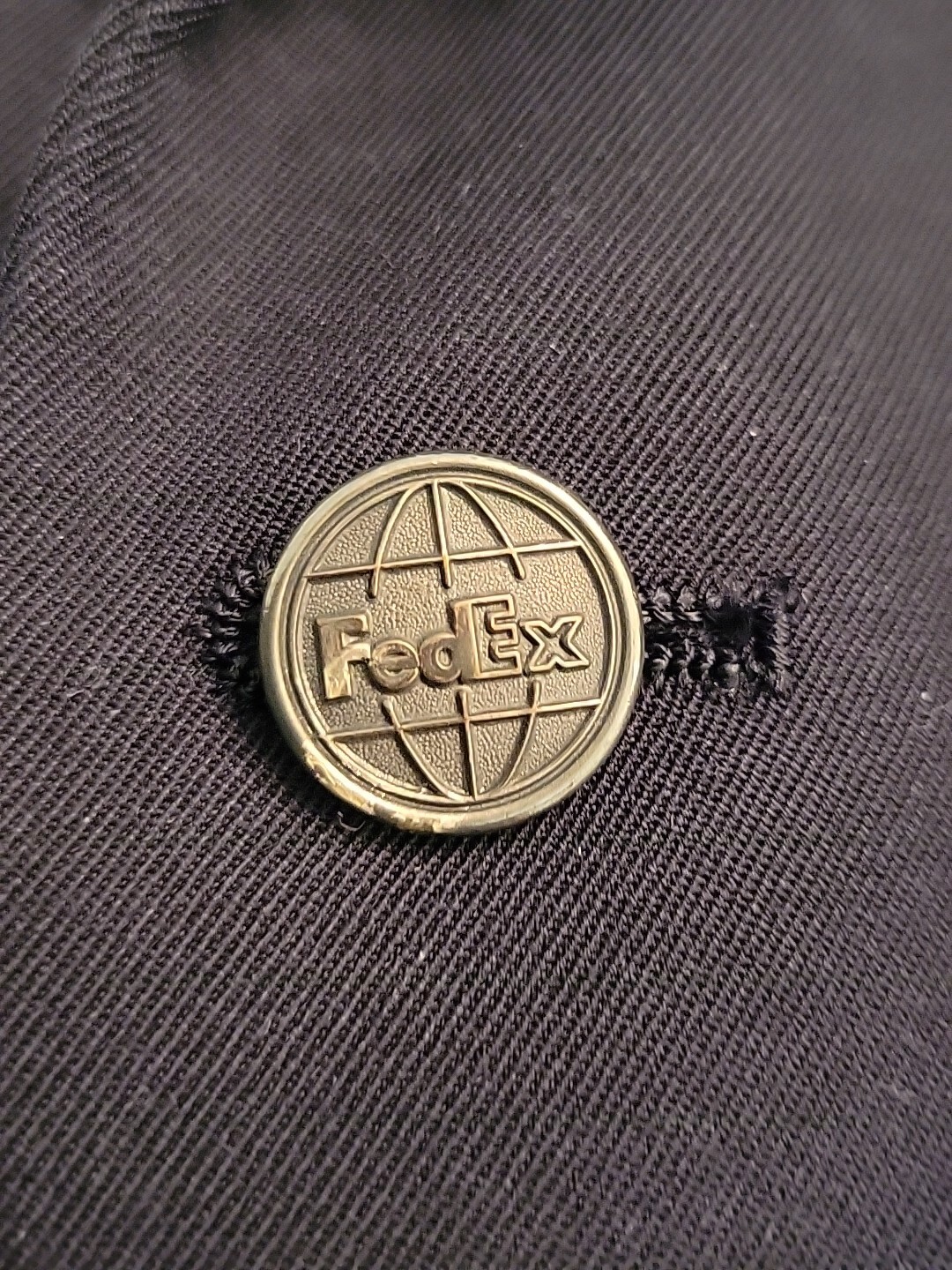 Rare Vintage FEDEX Captain Pilots Blazer Jacket XL 46… - Gem