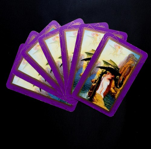 Vintage Playing Cards Nymph Perseus Pegasus Andromeda Dragon 1950's ...