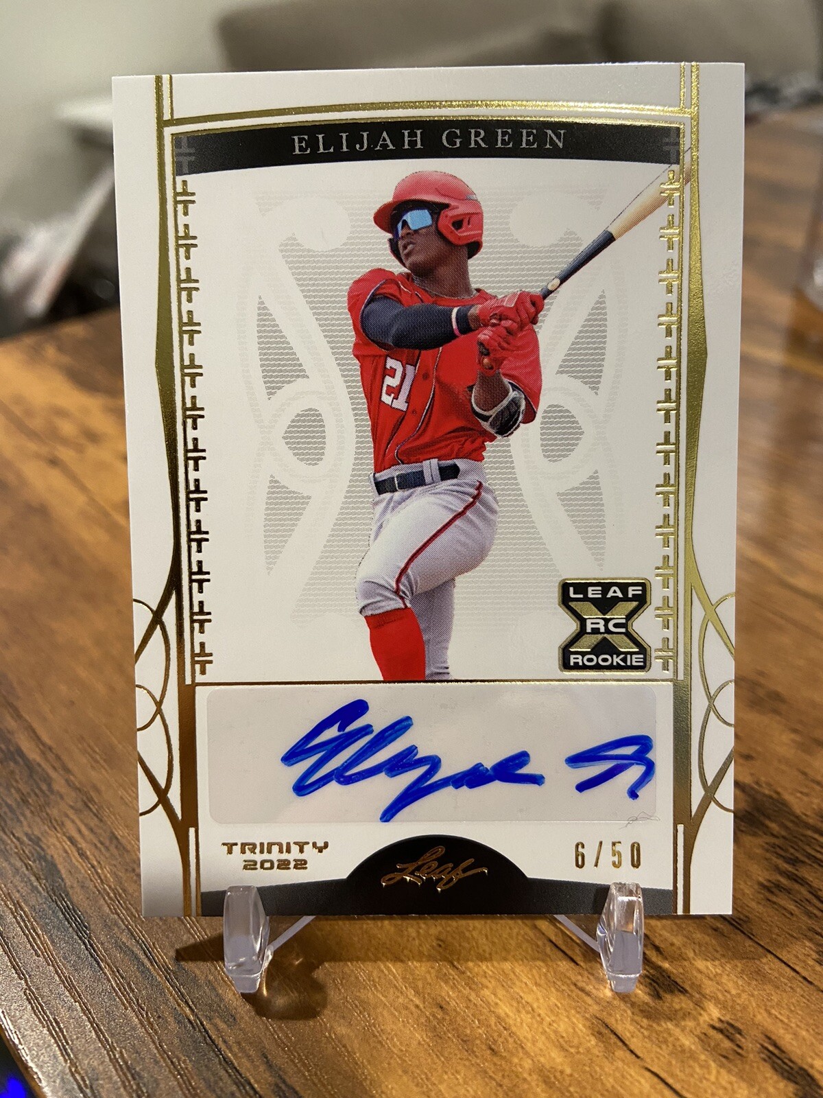 2022 Leaf Trinity Baseball - Elijah Green - Rookie Auto #/50 SSP 🔥📈 | eBay
