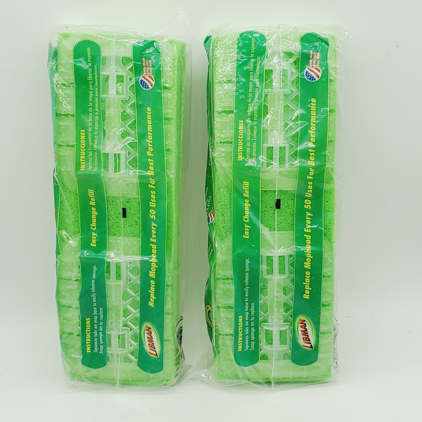Libman Gator Mop Refill Super Absorbent #03021 Set of 2 NIP New Made in ...