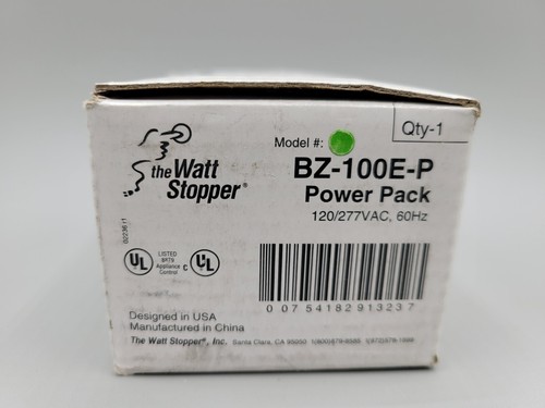 New Wattstopper BZ-100E-P Occupancy Sensor Power Pack 120/277VAC 60HZ ...