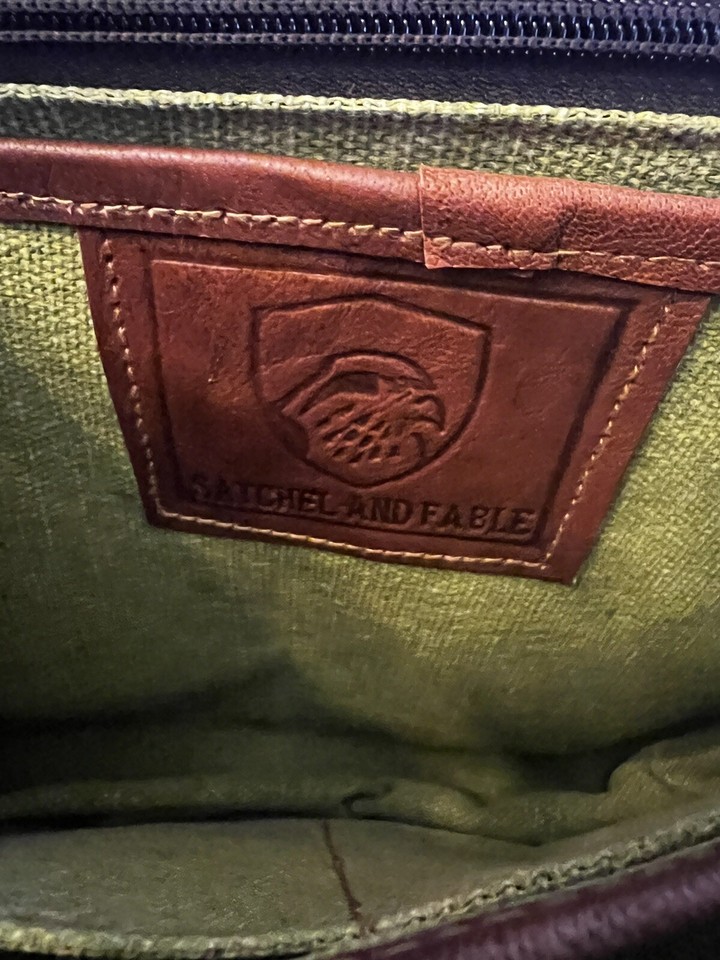 Satchel and Fable Handmade Women Vintage Style Genuine Leather Shoulder ...