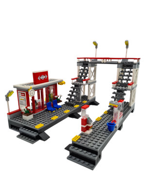 Lego® 9V RC TRAIN Railway 7937 Station Level Crossing | eBay