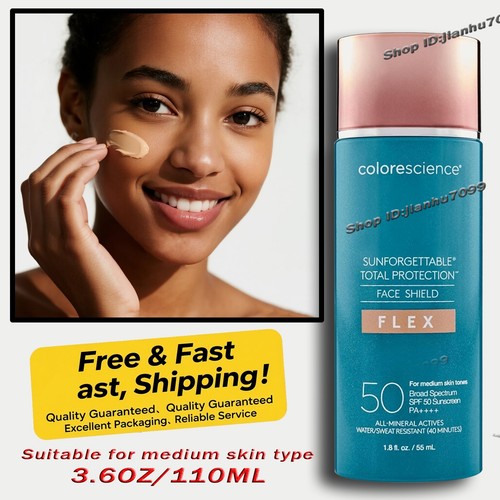 Colorescience Sunforgettable Total Face Shield Flex SPF 50 - MEDIUM ...