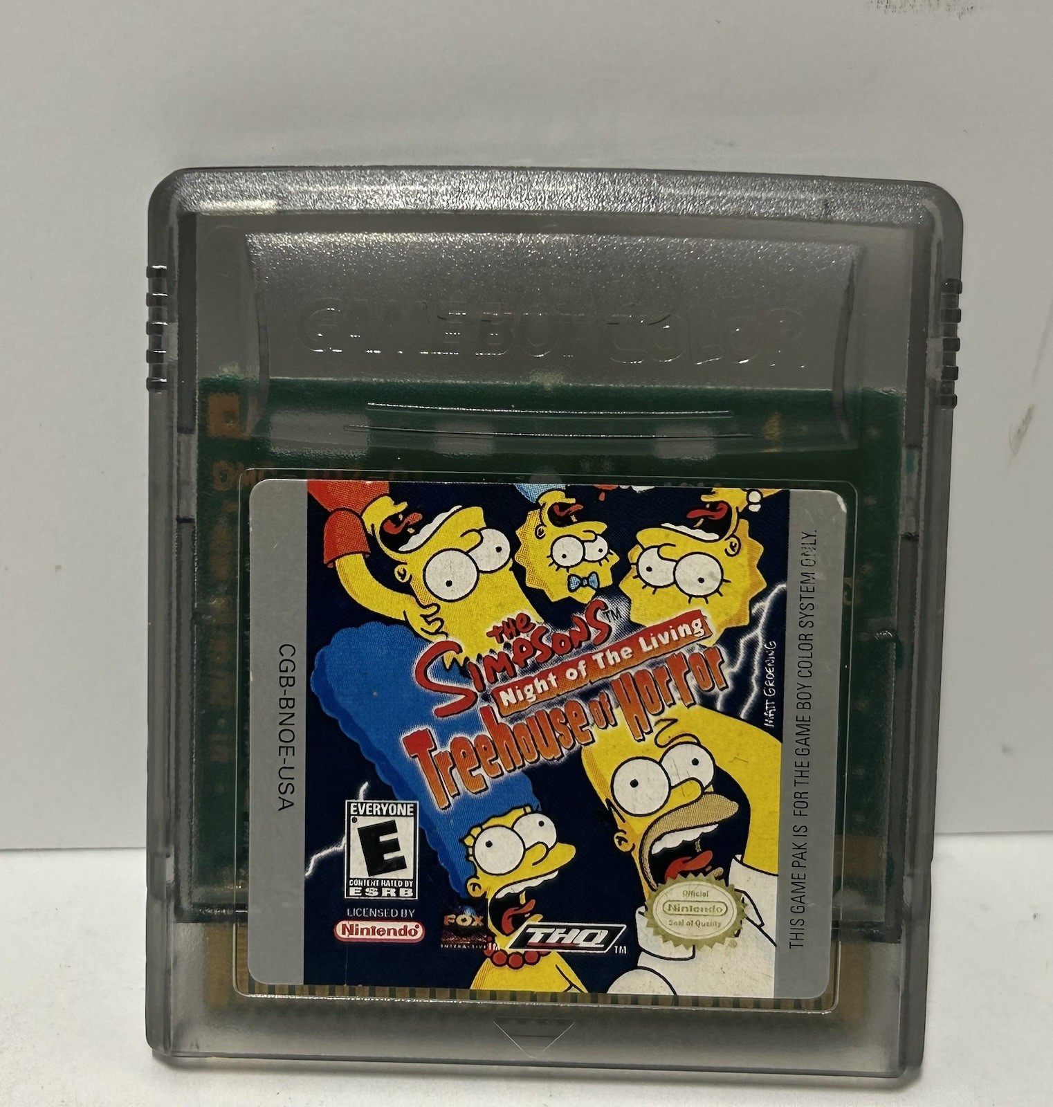 The Simpsons Night of the Living Treehouse of Horror Nintendo Game Boy ...