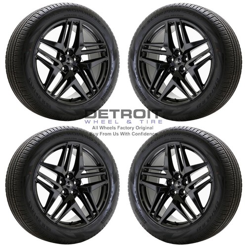 21" FORD EXPLORER GLOSS BLACK WHEELS RIMS & TIRES OEM 2020-2025 ...