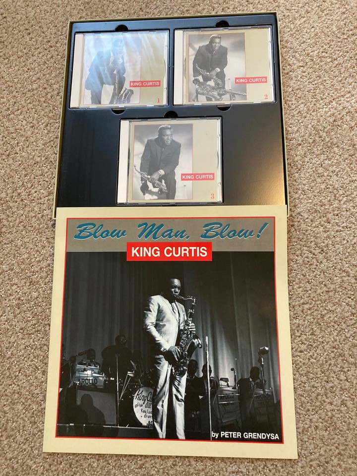 KING CURTIS - Blow Man Blow 3 CD Box Set with 12 x 12 24 pg booklet | eBay