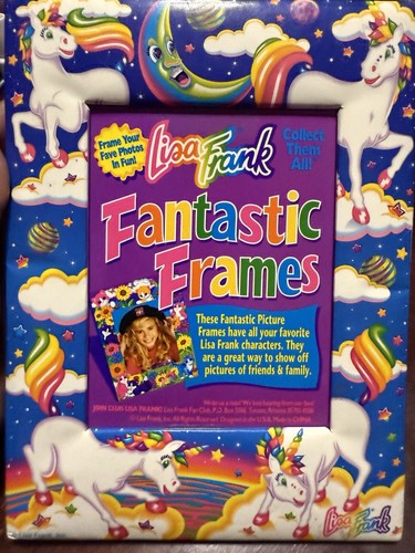 Lisa Frank Fantastic Frames Rainbow Unicorn Markie | eBay