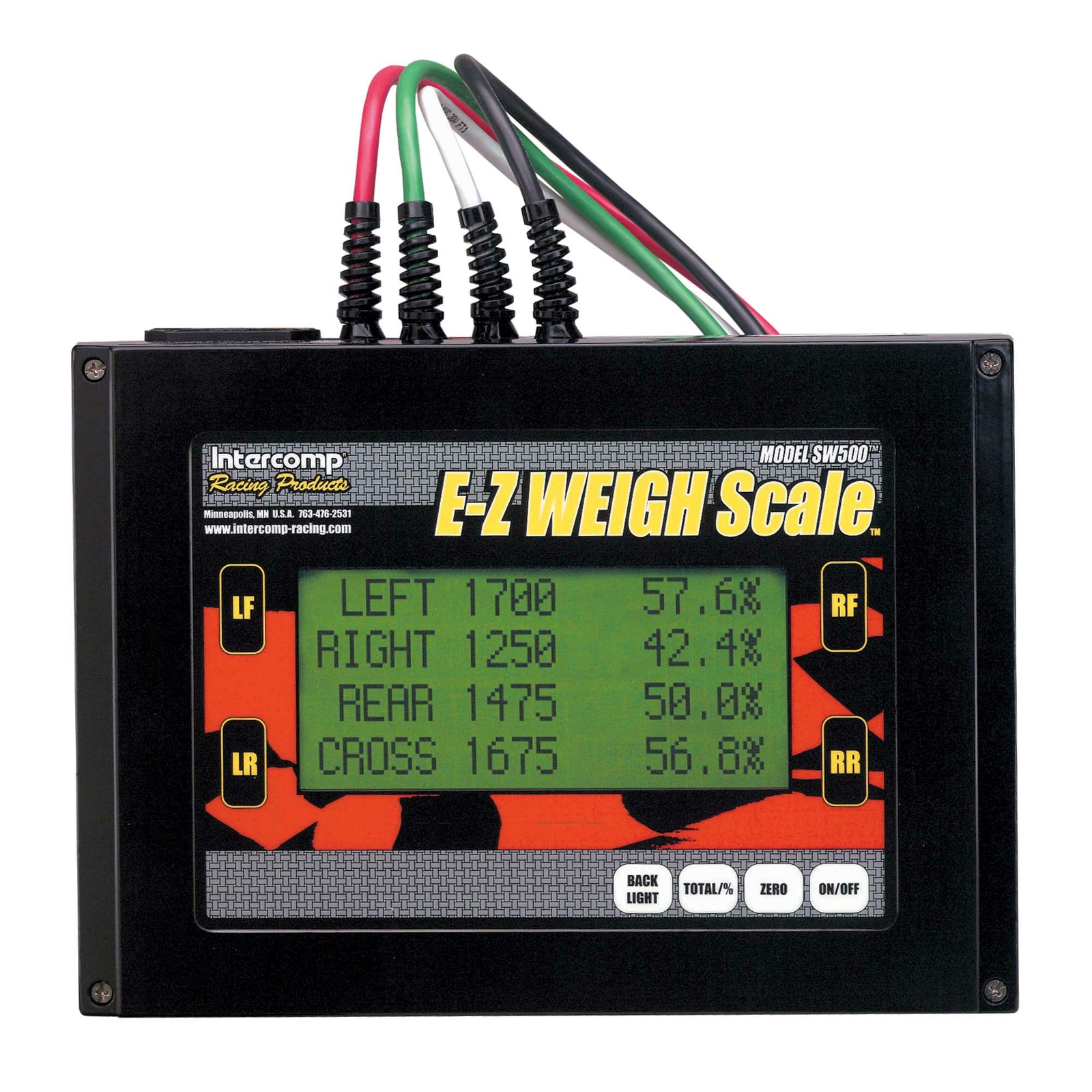 Intercomp E-Z Weigh Kart Computer Scales - Corner Weights -Motorsport ...