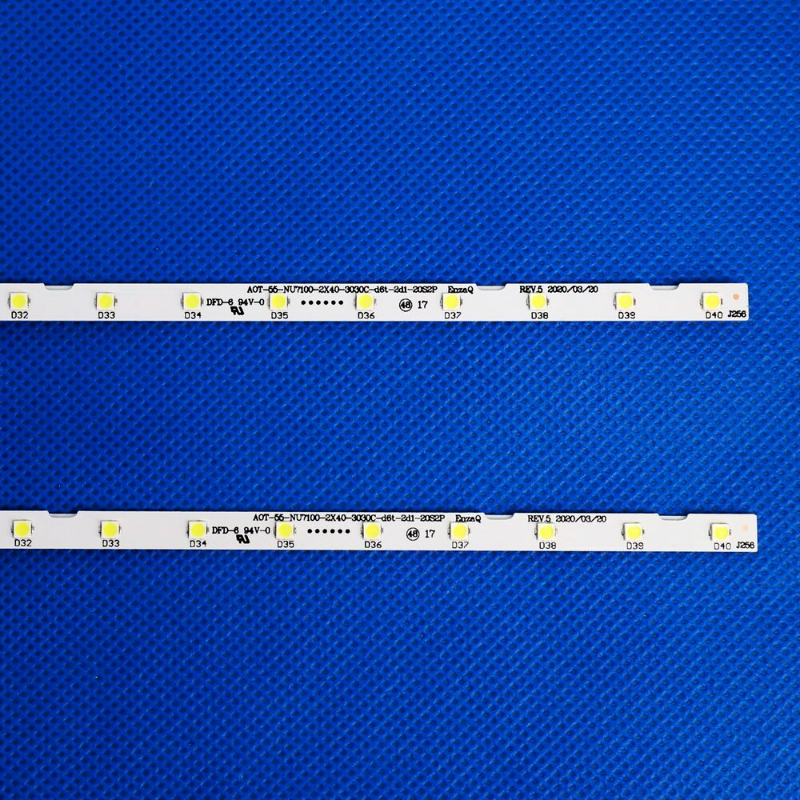 LED strips(2) for 55" TV UN55NU7100 UN55NU7300 UE55NU7105 UN55NU7200 ...