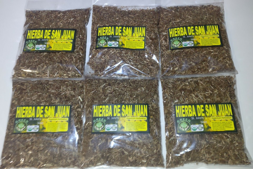 St. John's Wort Tea Hierba de San Juan Pericon Hypericum perforatum C/S ...